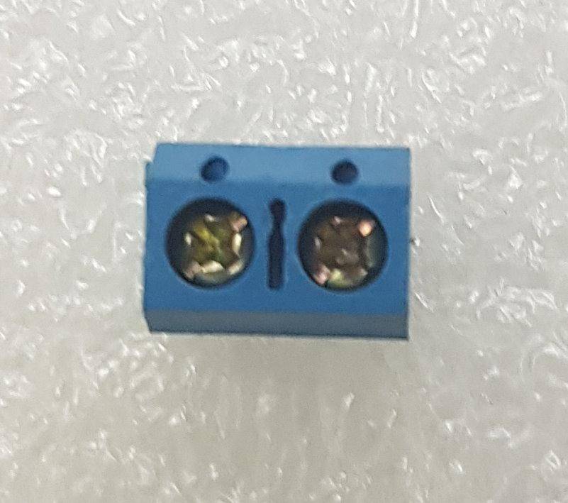 2 PIN PCB SCREW TERMINAL BLOCK CONNECTOR ( 5 PIECES / PACK )