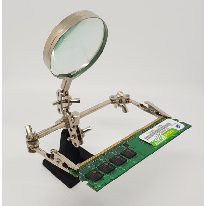 Adjustable Helping Hand with Magnifying Glass for Soldering, Jewelers ...