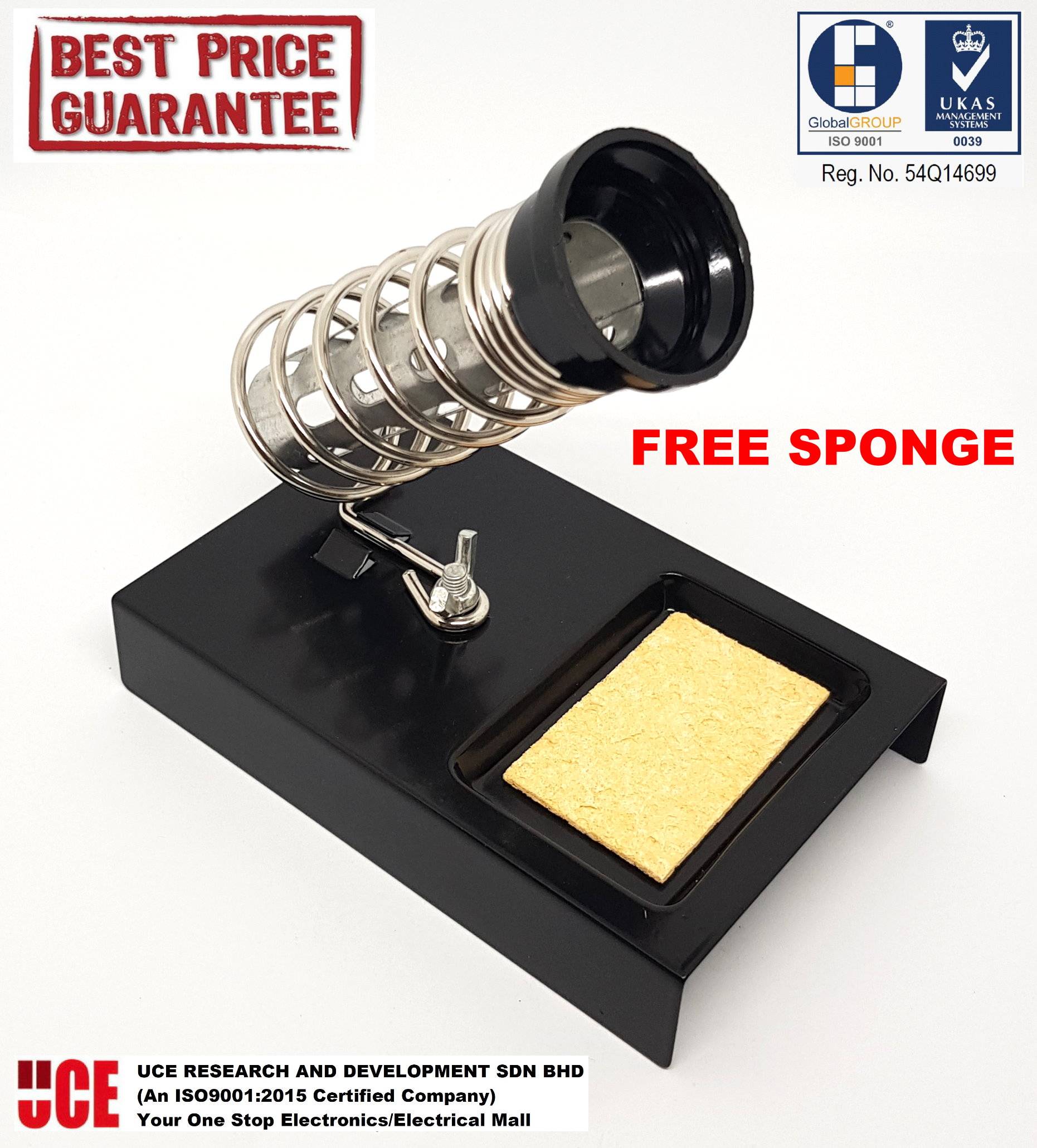 DETACHABLE SOLDERING SOLDER IRON STAND WITH SPONGE