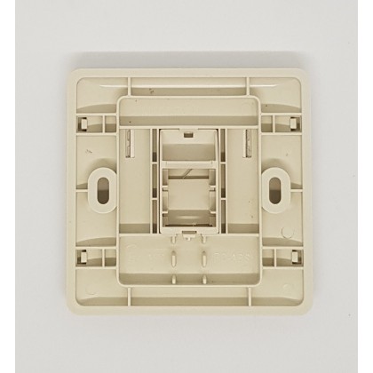 SINGLE PORT FACEPLATE KIT RJ45, 86x86, AMP NETCONNECT, TYCO ELECTRONICS