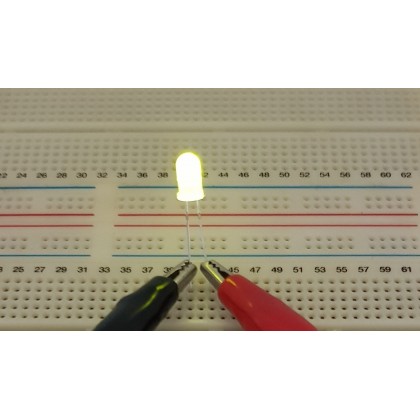 5MM BI-COLOR RED/GREEN LED, 2 PINS, ROUND HEAD / TOP ( 5PCS / PACK )