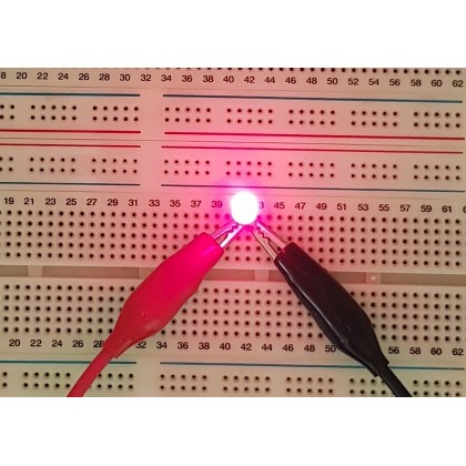 5MM BI-COLOR RED/GREEN LED, 2 PINS, ROUND HEAD / TOP ( 5PCS / PACK )