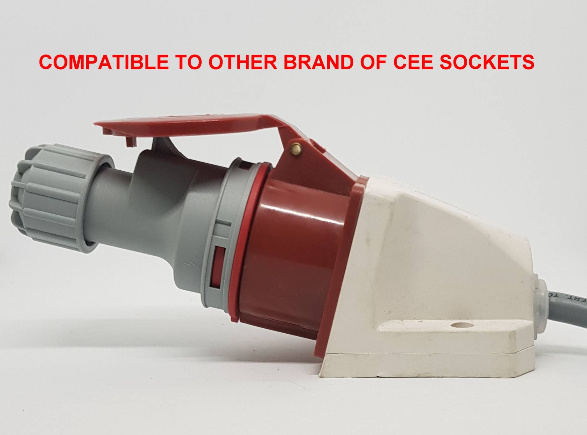 TOP QUALITY CEE 16A 5 PINS / POLES INDUSTRIAL PLUG, 415V, MALE, IP44