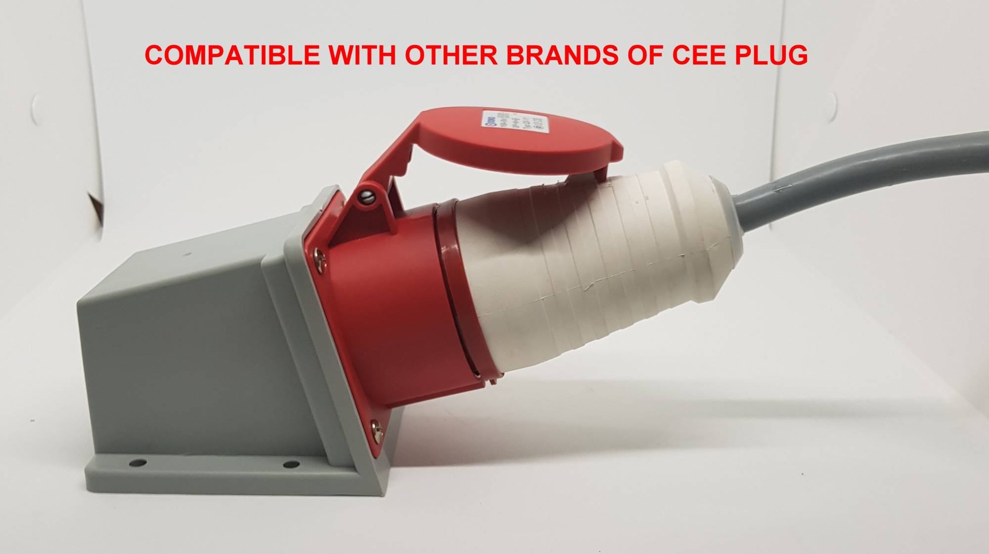 TOP QUALITY CEE 16A 5 PINS / POLES INDUSTRIAL WALL SOCKET, 415V, FEMALE ...