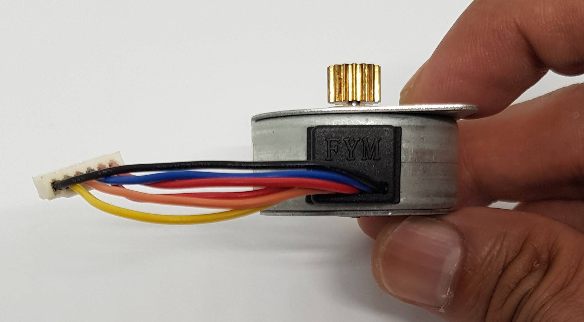 48 STEPS 5~12V STEPPER MOTOR, 4 PHASE 6 WIRES, 7.5 DEGREE PER STEP
