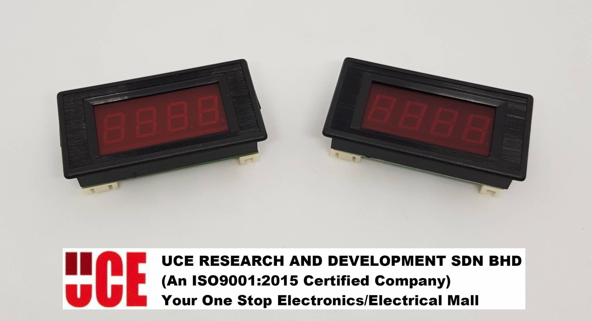 3½ RED LED DIGITAL RPM / FREQUENCY METER, PANEL MOUNTING