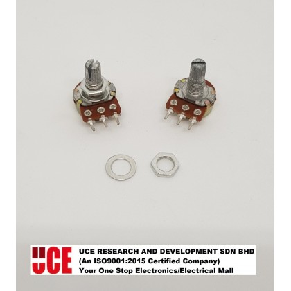 WH148 SINGLE TURN POTENTIOMETER / VARIABLE RESISTOR, 15MM, 500 1K 2K 5K ...