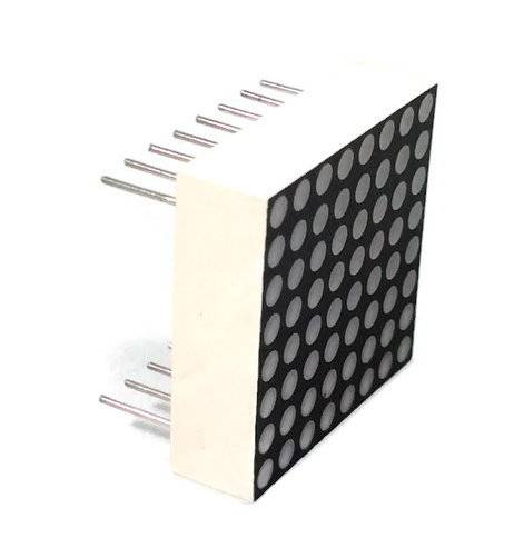 8 X 8 LED DOT MATRIX DISPLAY, 1.9MM RED, COMMON CATHODE, 788AS