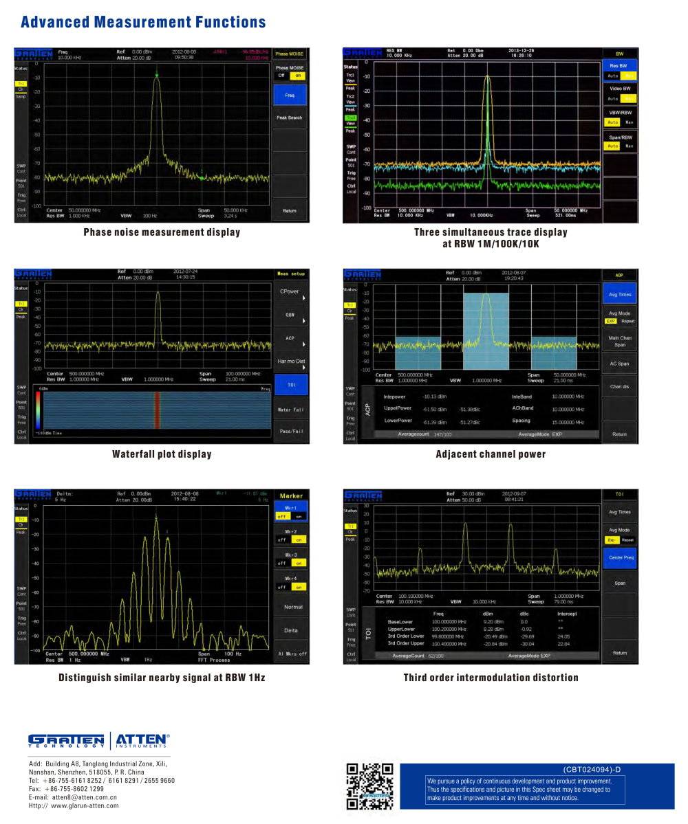 DIGITAL SPECTRUM ANALYZER, 9KHZ~3GHZ, GRATTEN, GA4063