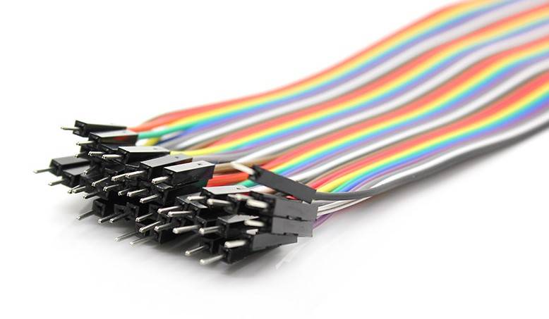 ARDUINO/RASPBERRY 40P BREADBOARD DUPONT JUMPER WIRE MALE TO MALE 10CM ...