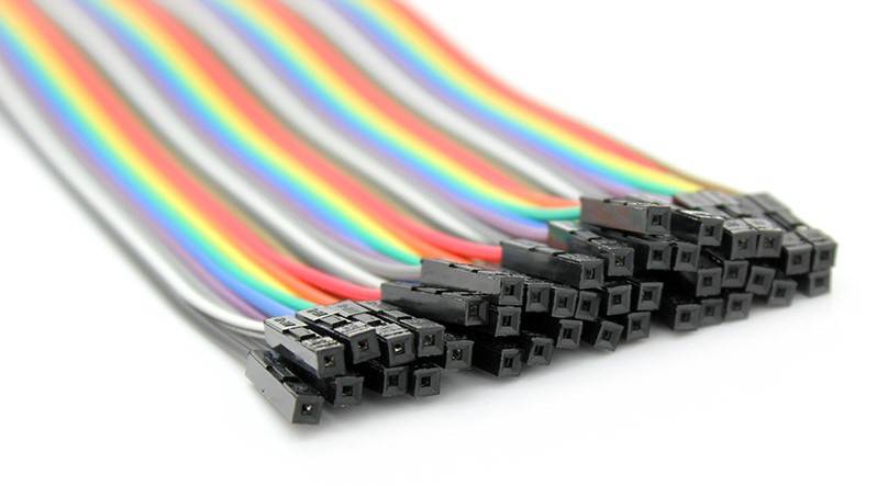 ARDUINO/RASPBERRY 40P BREADBOARD DUPONT JUMPER WIRE FEMALE TO FEMALE ...