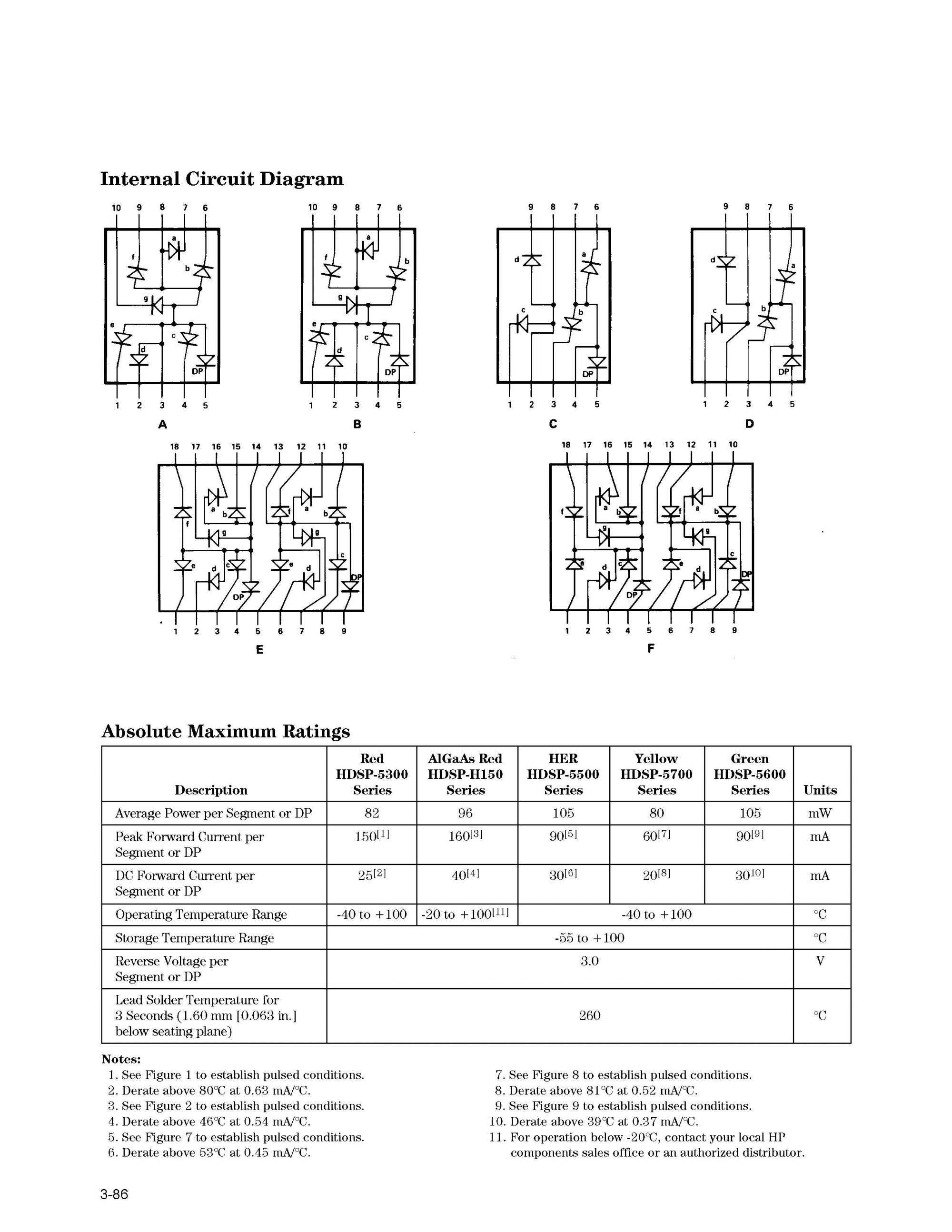 TWO 2 DIGIT 7 SEGMENT DISPLAY, 0.56 INCH, COMMON CATHODE, HP/AGILENT ...
