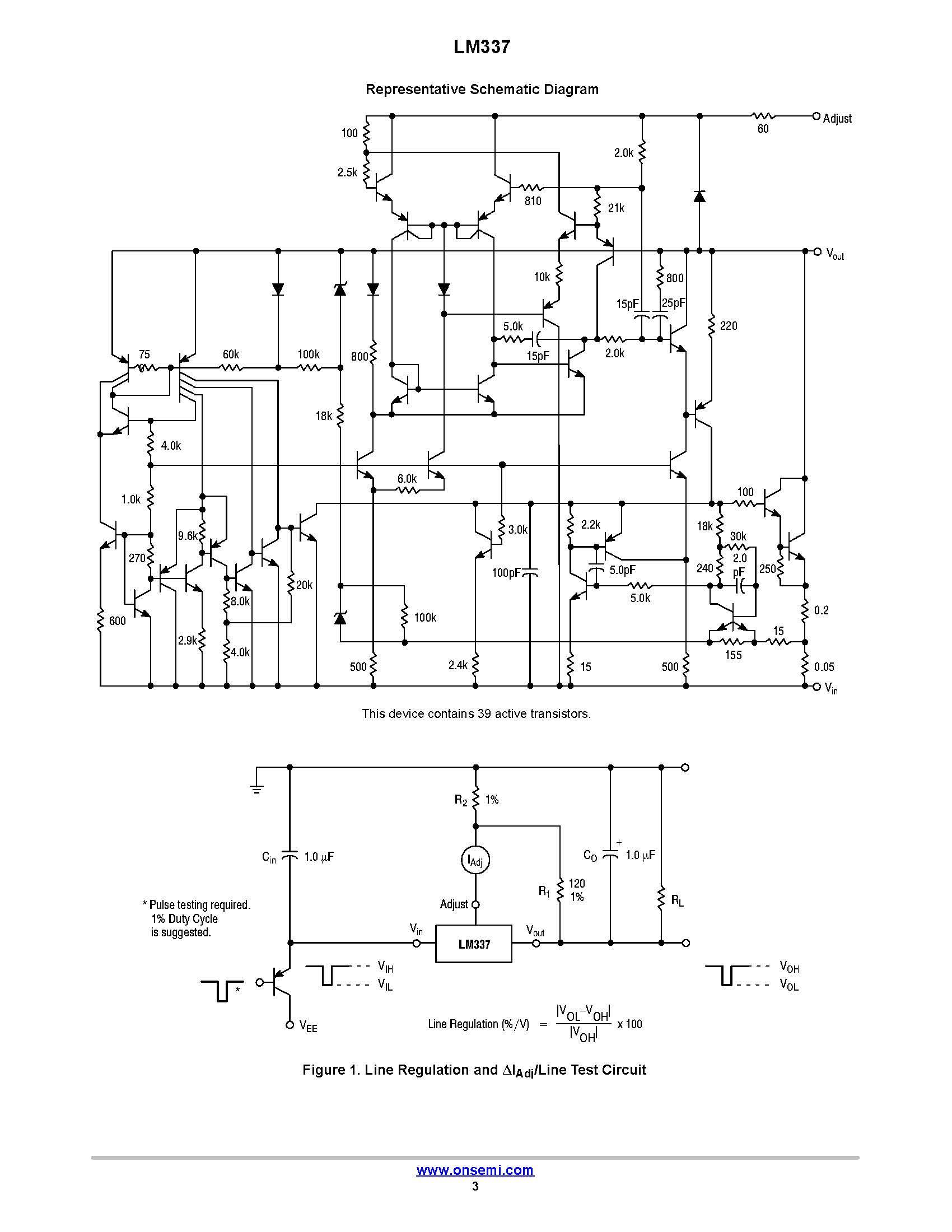 LM337 LM337T ADJUSTABLE VOLTAGE REGULATOR, -1.2V TO -37V, 1.5A, NEGATIVE VOLTAGE