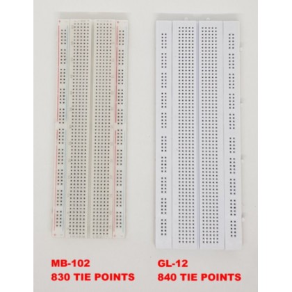 MB-102 BREADBOARD SOLDERLESS BREADBOARD / PROJECT BOARD 830 TIE POINTS ARDUINO RASPBERRY PI DIY