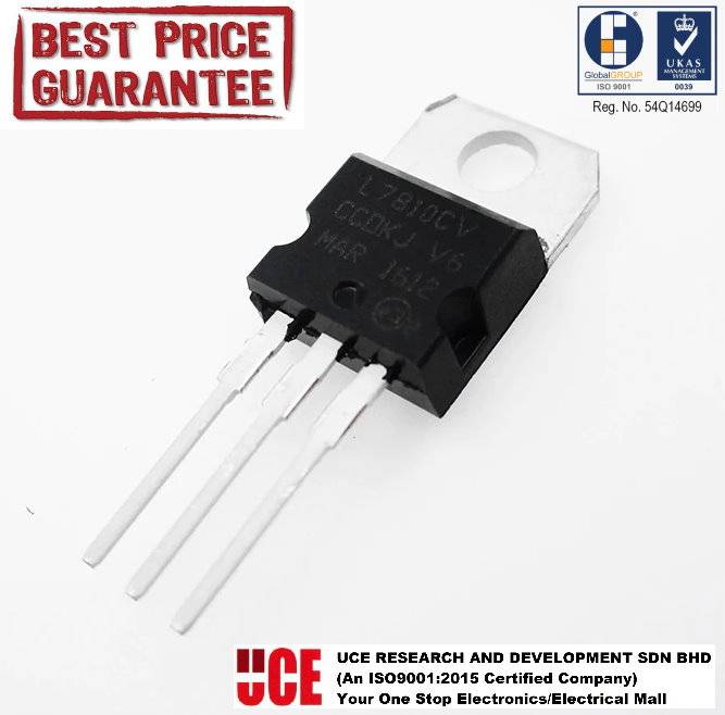 +10V VOLTAGE REGULATOR L7810CV / L7810 / LM7810 / 7810