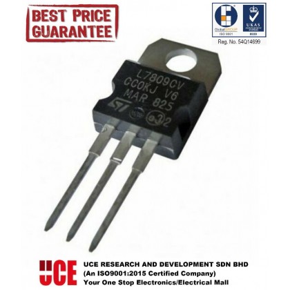+9V VOLTAGE REGULATOR L7809CV / L7809 / LM7809 / 7809