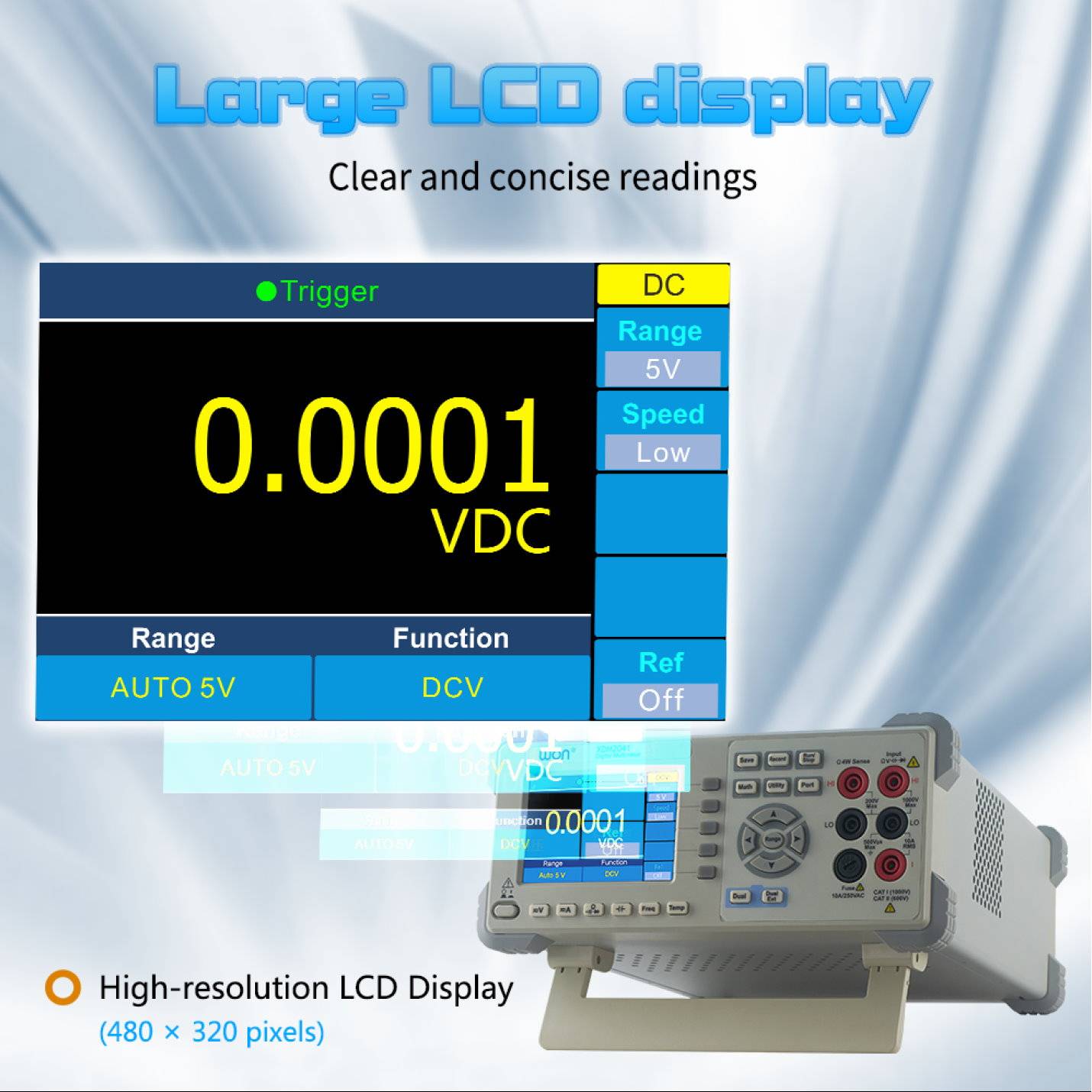 OWON XDM2041 HIGH PRECISION TRUE RMS BENCH TYPE DIGITAL MULTIMETER