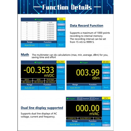 OWON XDM2041 HIGH PRECISION TRUE RMS BENCH TYPE DIGITAL MULTIMETER
