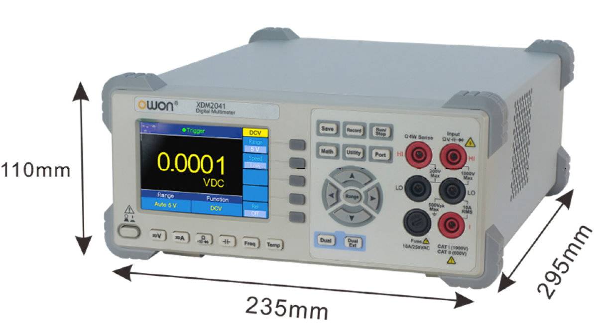 OWON XDM2041 HIGH PRECISION TRUE RMS BENCH TYPE DIGITAL MULTIMETER