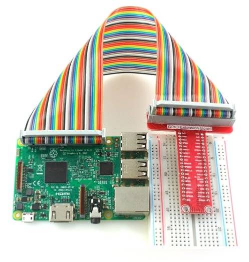 40 PINS T-TYPE GPIO EXTENSION BOARD ADAPTOR FOR RASPBERRY PI 4B / 3B ...