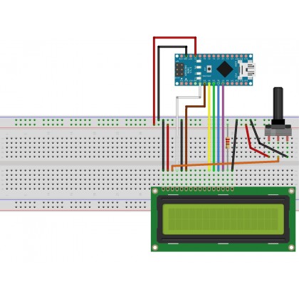 1602 16x2 CHARACTER LCD DISPLAY MODULE BLUE BACKLIGHT WHITE CHARACTER ...