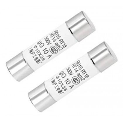 500V 10A FAST BLOW CERAMIC FUSE 10 x 38MM RO15 RT18 RT14 RT19