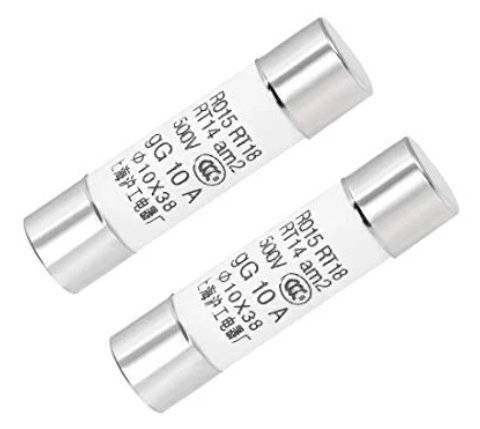 500V 10A FAST BLOW CERAMIC FUSE 10 x 38MM RO15 RT18 RT14 RT19