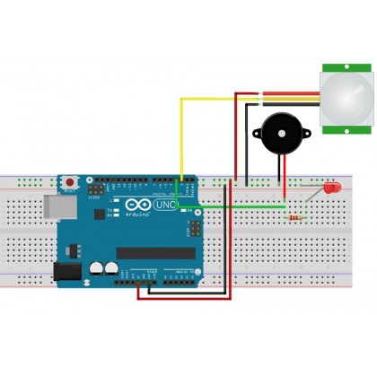 HC-SR501 PIR MOTION SENSOR DETECTOR MODULE FOR ARDUINO / RASPBERRY PI ...