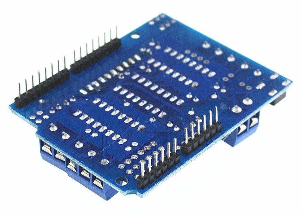 Arduino L293d Dc Motor Stepper Motor And Servo Motor Driver Shield Module