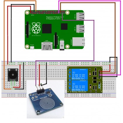 TOUCH SENSOR MODULE, CAPACITIVE TYPE, TTP223, FOR ARDUINO RASPBERRY PI