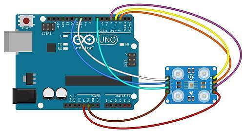 TCS3200 TCS230 AIOT COLOUR COLOR RECOGNITION DETECTION SENSOR MODULE ...