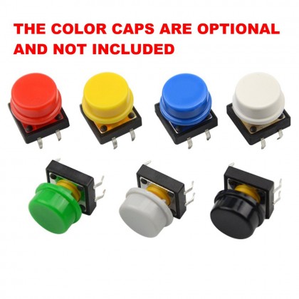 MOMENTARY TACT TACTILE PUSH BUTTON SWITCH 4 PINS B3F-4055 12 X 12 X 7.3MM
