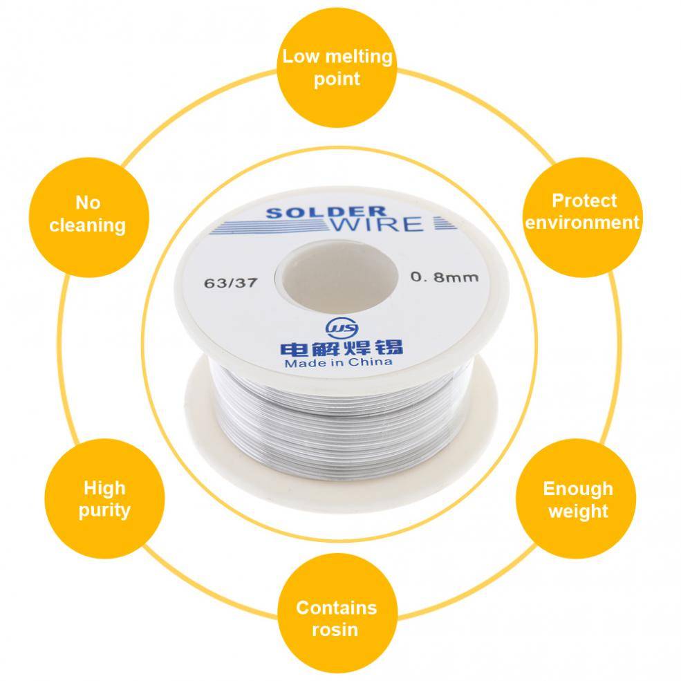 0.8MM 100G 63/37 SOLDERING ROSIN CORE SOLDER WIRE / SOLDER LEAD