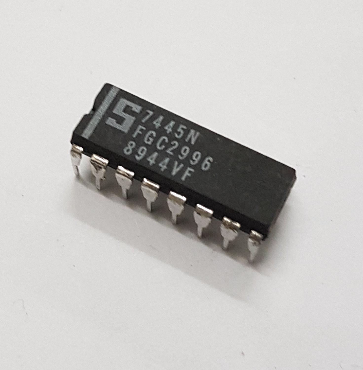 DM7445N / SN7445N / 7445 ( BCD TO DECIMAL DECODERS / DRIVERS )