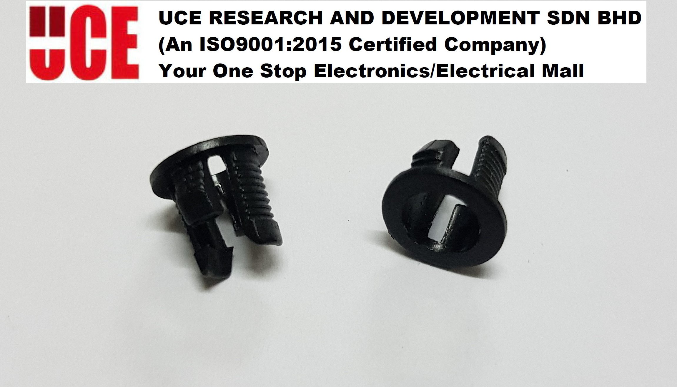 LED HOLDER, 5MM, PLASTIC, CLIP TYPE, PCB / PANEL ASSEMBLY (20 PCS / PACK)