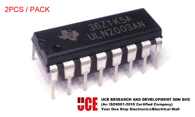 ULN2003AN ULN2003APG DARLINGTON TRANSISTOR ARRAY FOR STEPPER MOTOR, DIP ...