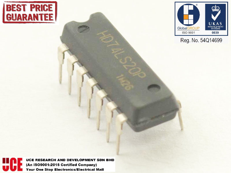 74LS20 / 7420 ( DUAL 4-INPUT NAND GATE )