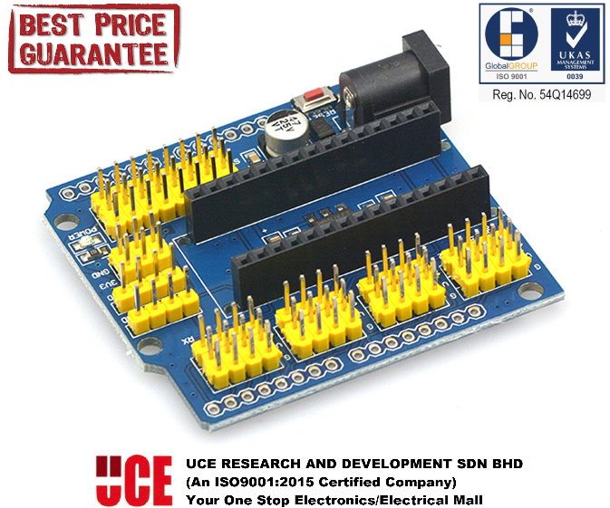 Arduino Nano V30 Multipurpose Prototype Shield Io Extension Expansion Board